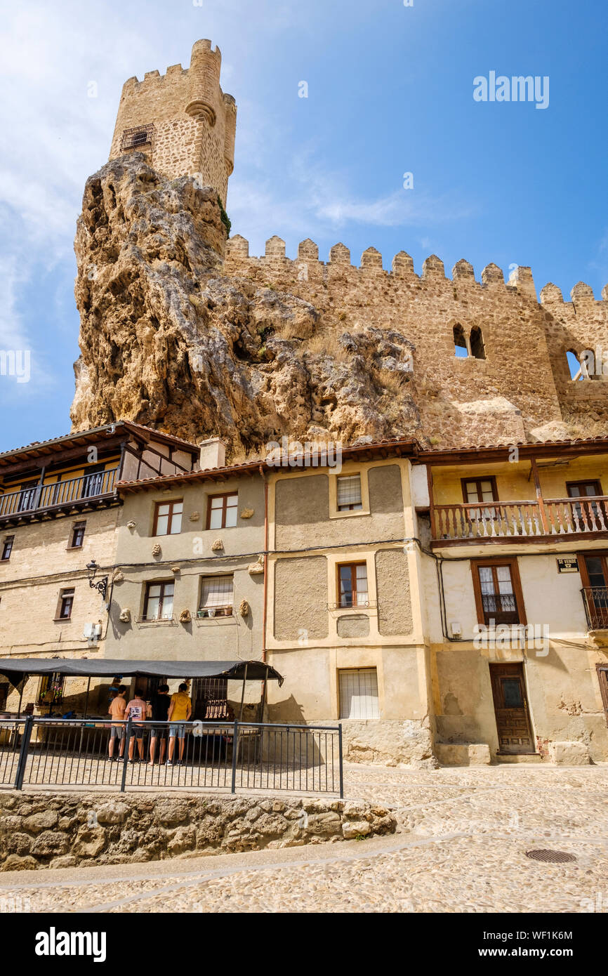 Magnificent medieval castle and village of Frías, Burgos Province ...