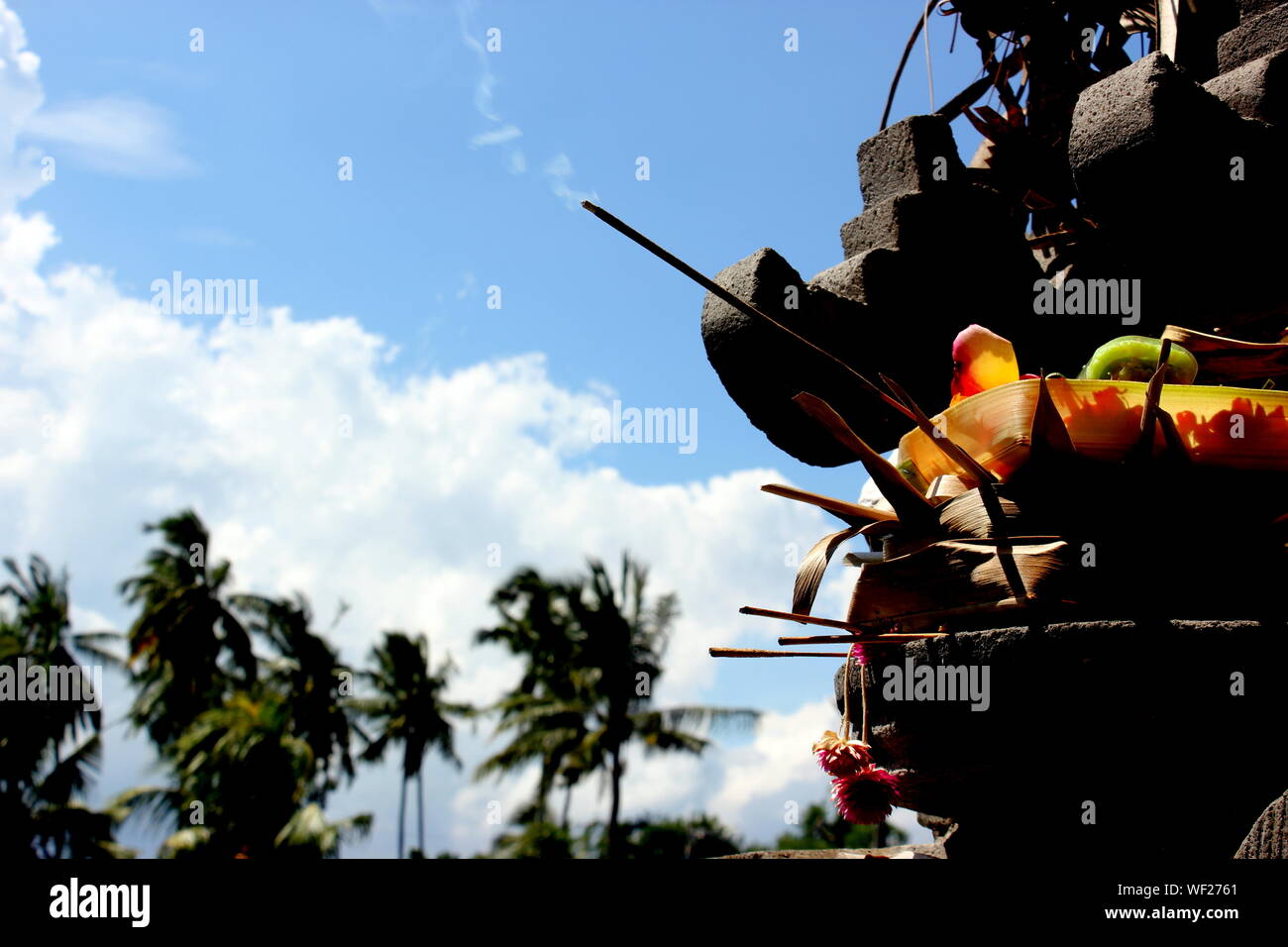 Religious Offering At Temple Stock Photo - Alamy