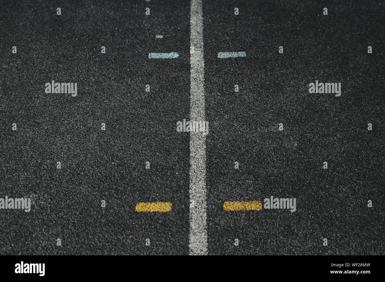 Track markings hi-res stock photography and images - Alamy