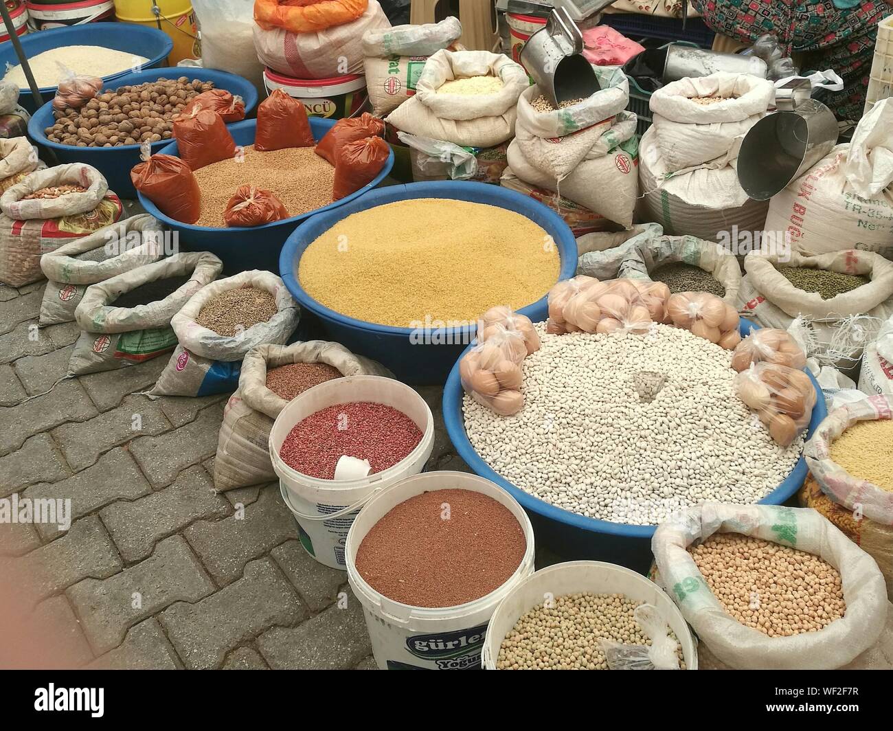 Group of food grains arrangement hi-res stock photography and images ...