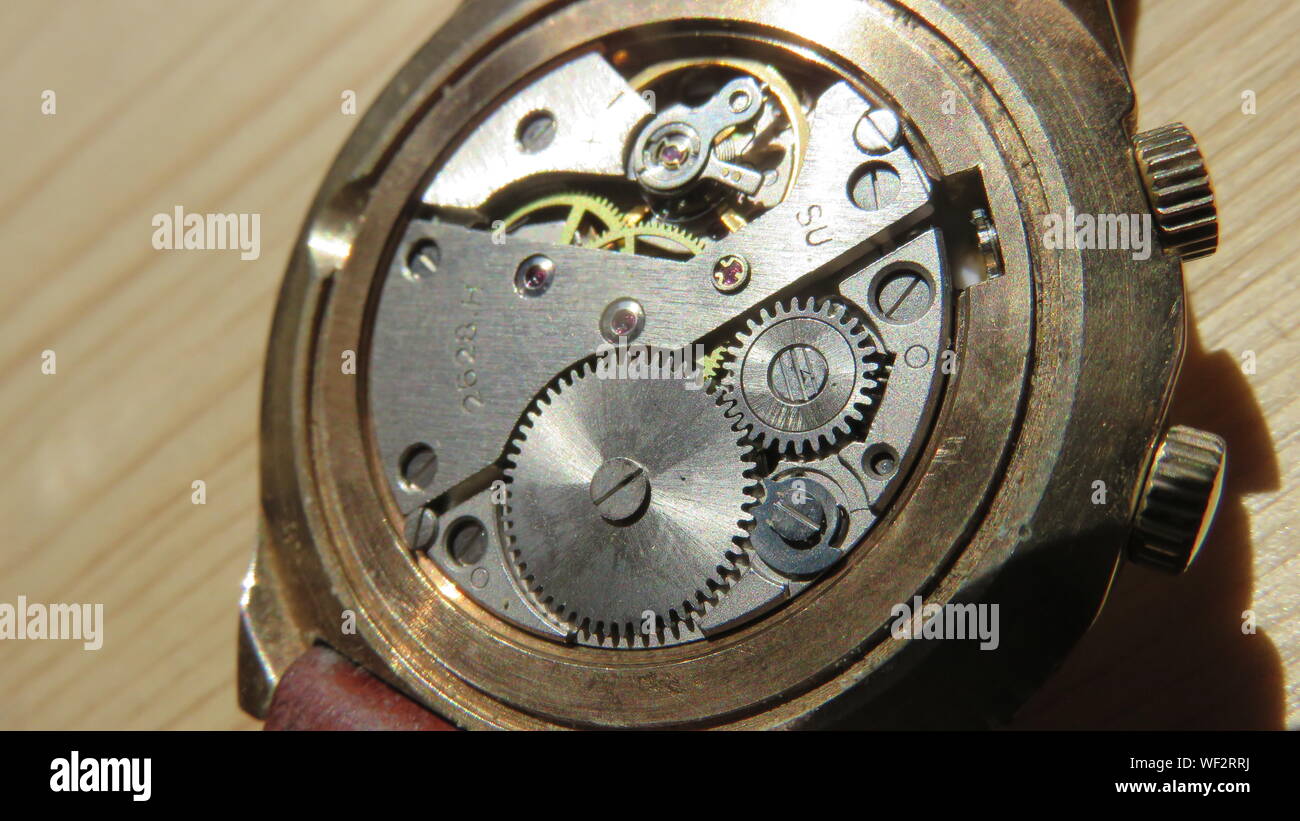 Wristwatch gear hi-res stock photography and images - Alamy