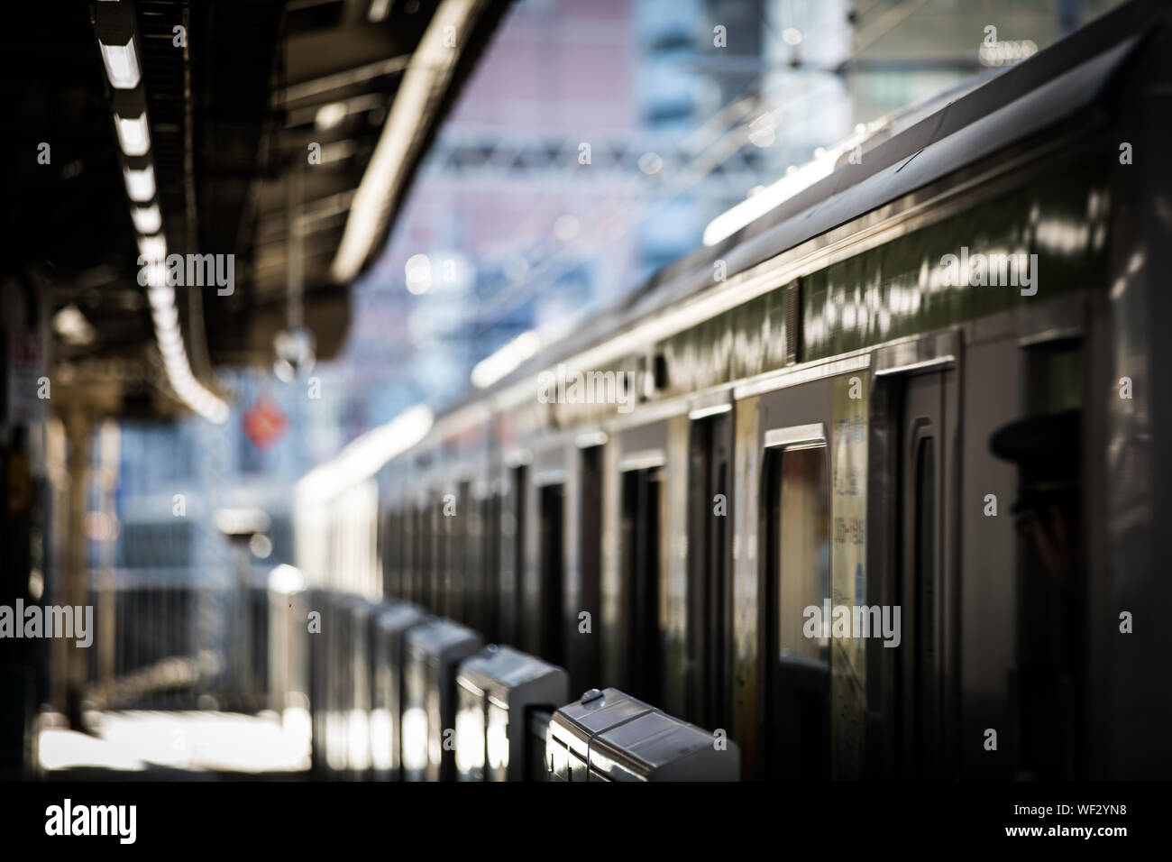 Close up train platform hi-res stock photography and images - Alamy