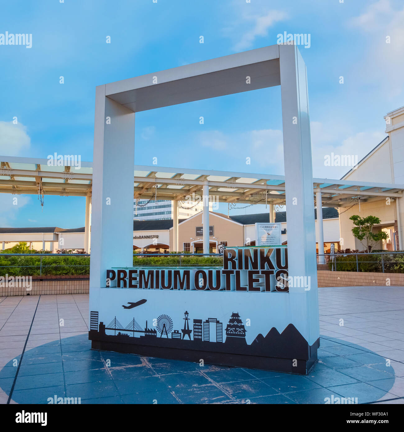 Osaka, Japan - October 29 2018: Rinku Premium Outlets located across ...