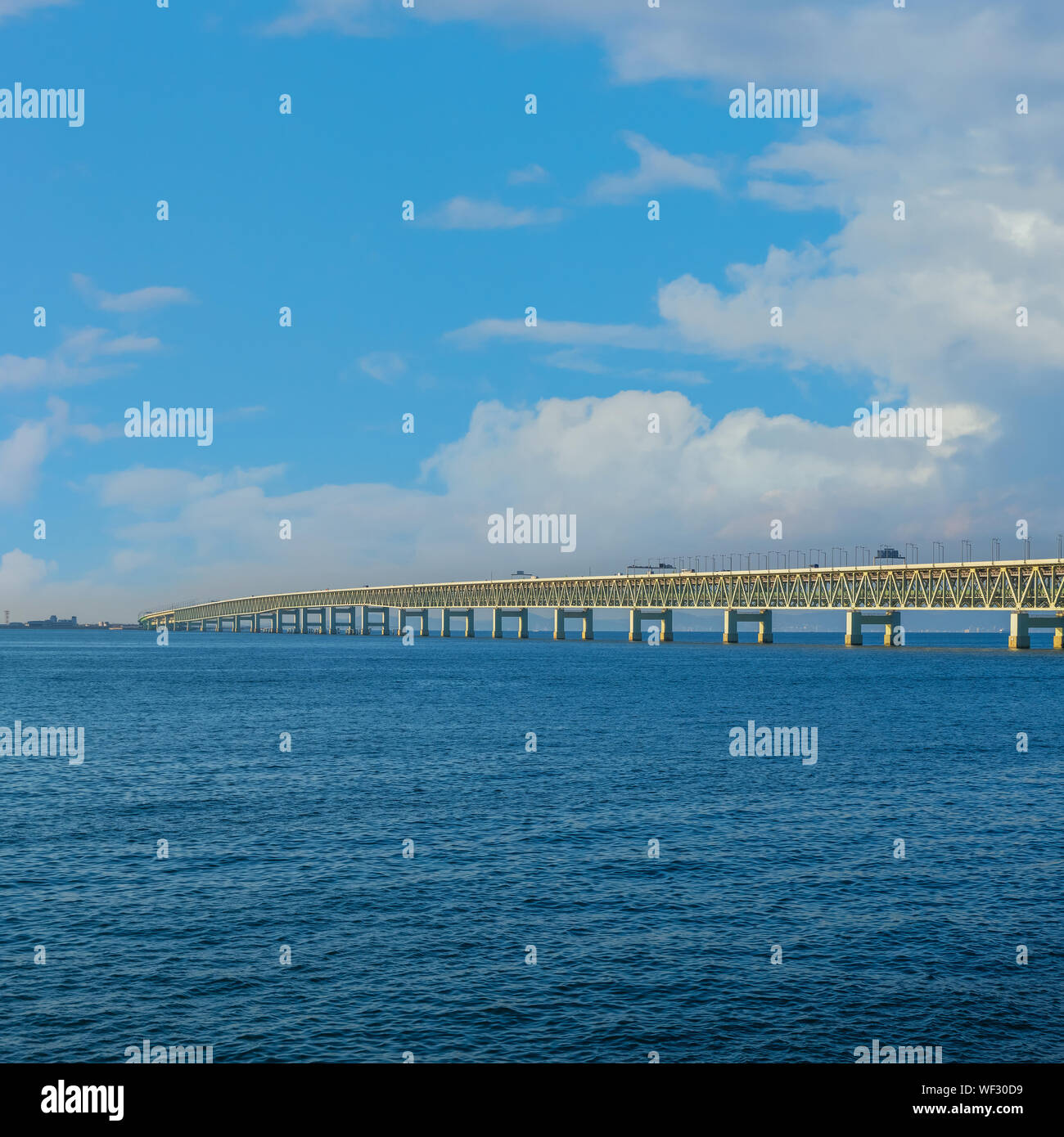 Osaka, Japan - October 29 2018: Sky Gate Bridge R connects Kansai ...