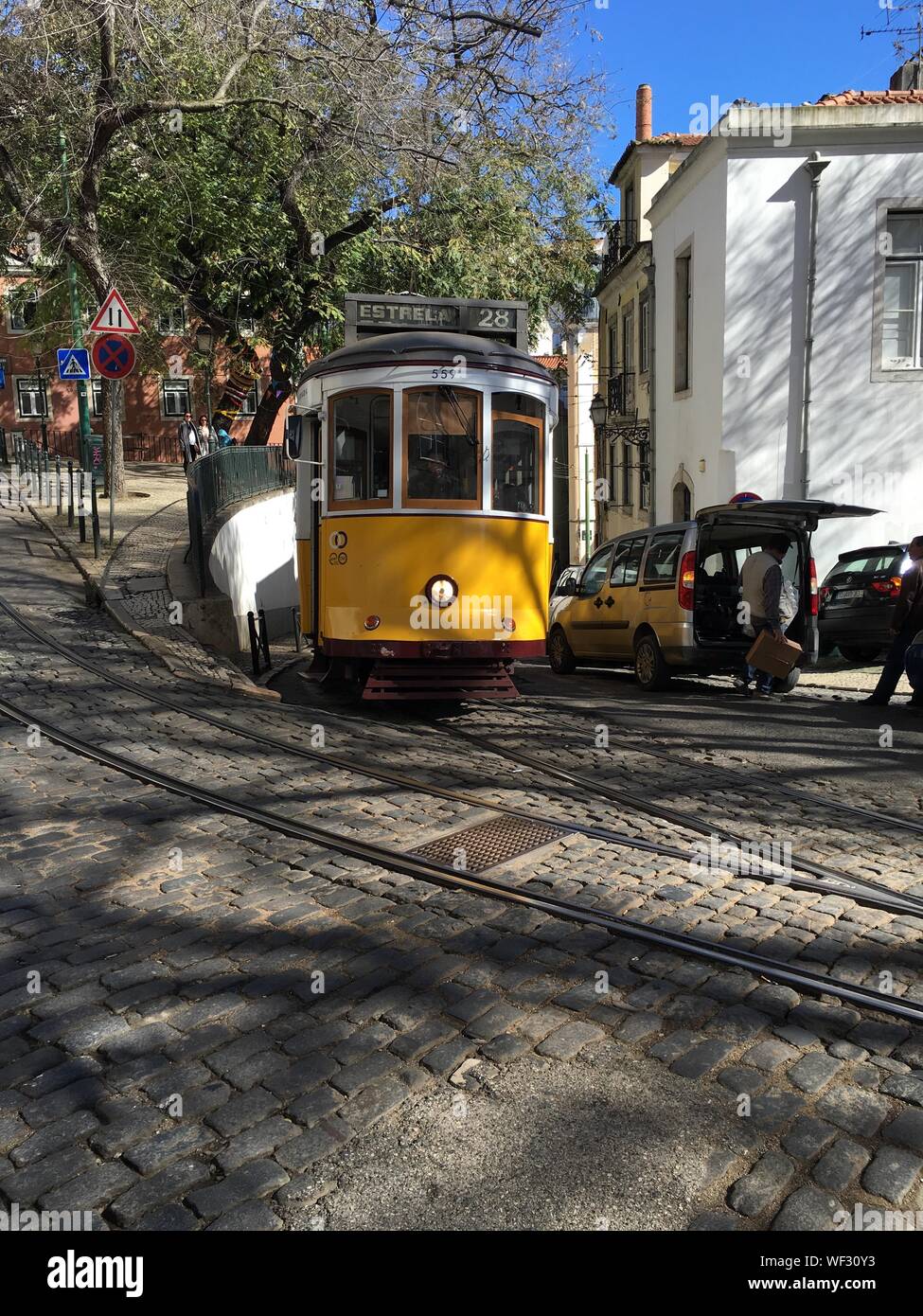 Two car tram hi-res stock photography and images - Alamy