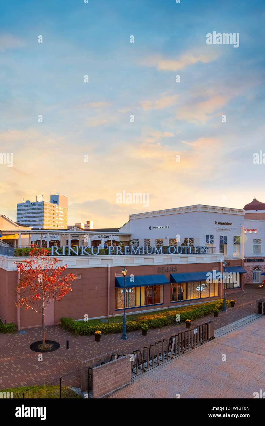 Osaka, Japan - October 29 2018: Rinku Premium Outlets located across ...