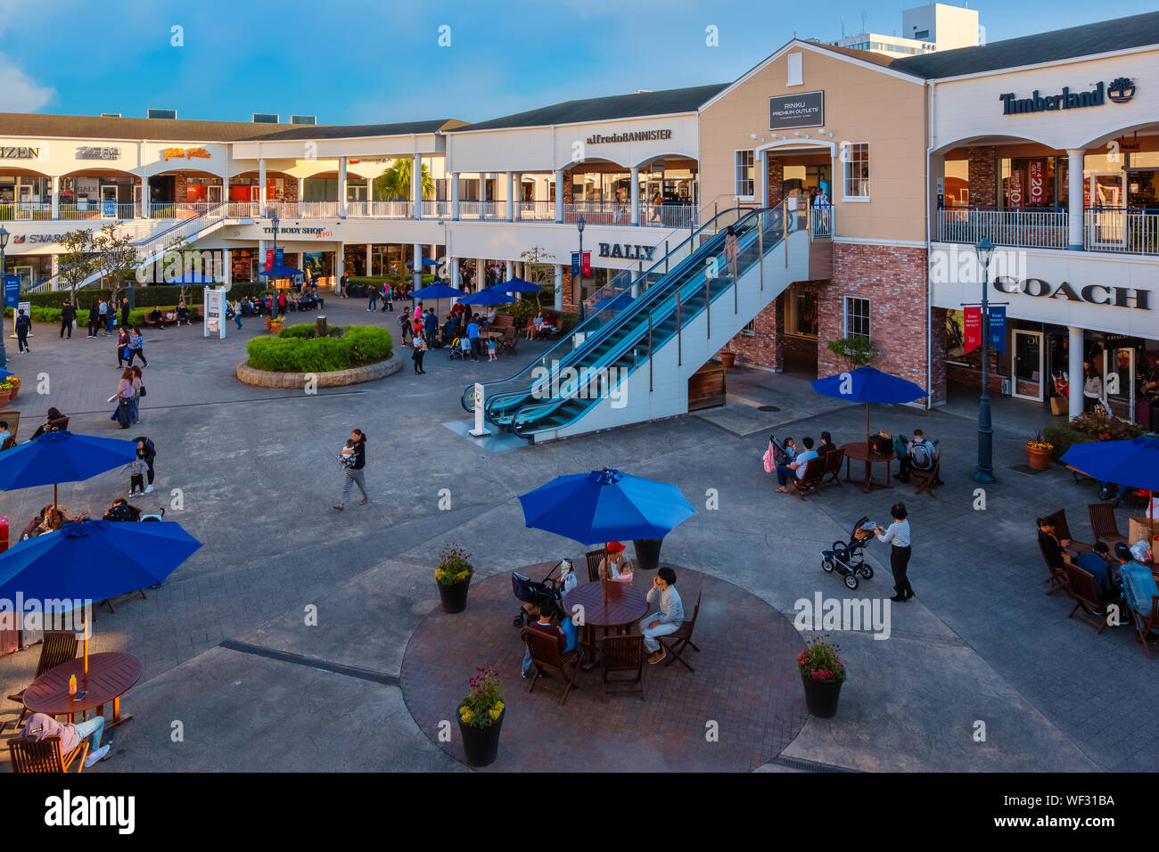 Osaka, Japan - October 29 2018: Rinku Premium Outlets located across ...