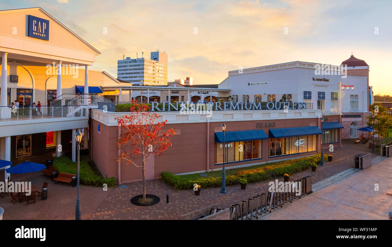 Osaka, Japan - October 29 2018: Rinku Premium Outlets located across ...
