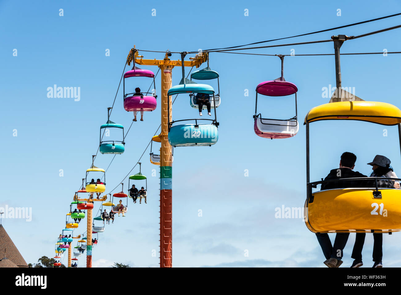 Santa cruz california sky glider hi-res stock photography and images ...