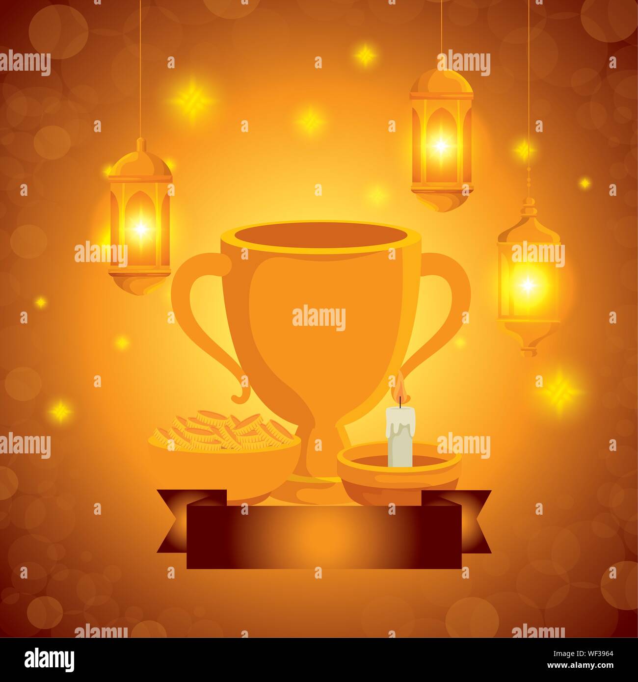 Middle east trophy Stock Vector Images - Alamy