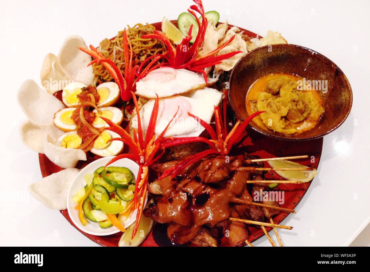 Healthy foods in plate hi-res stock photography and images - Alamy