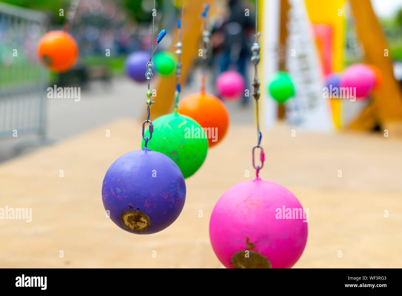 Hanging balls hi-res stock photography and images - Alamy