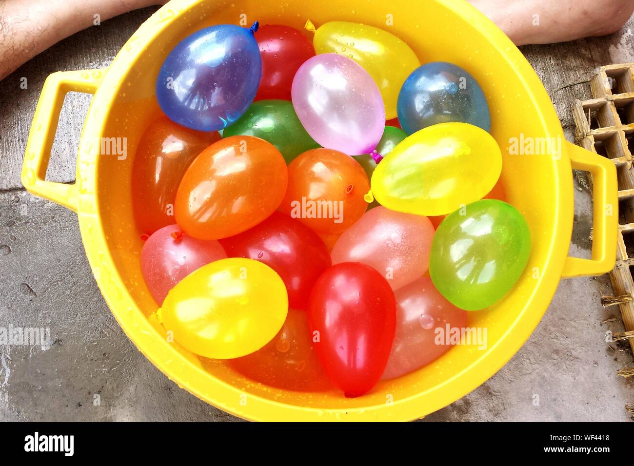 Water Balloons Bucket High Resolution Stock Photography and Images - Alamy