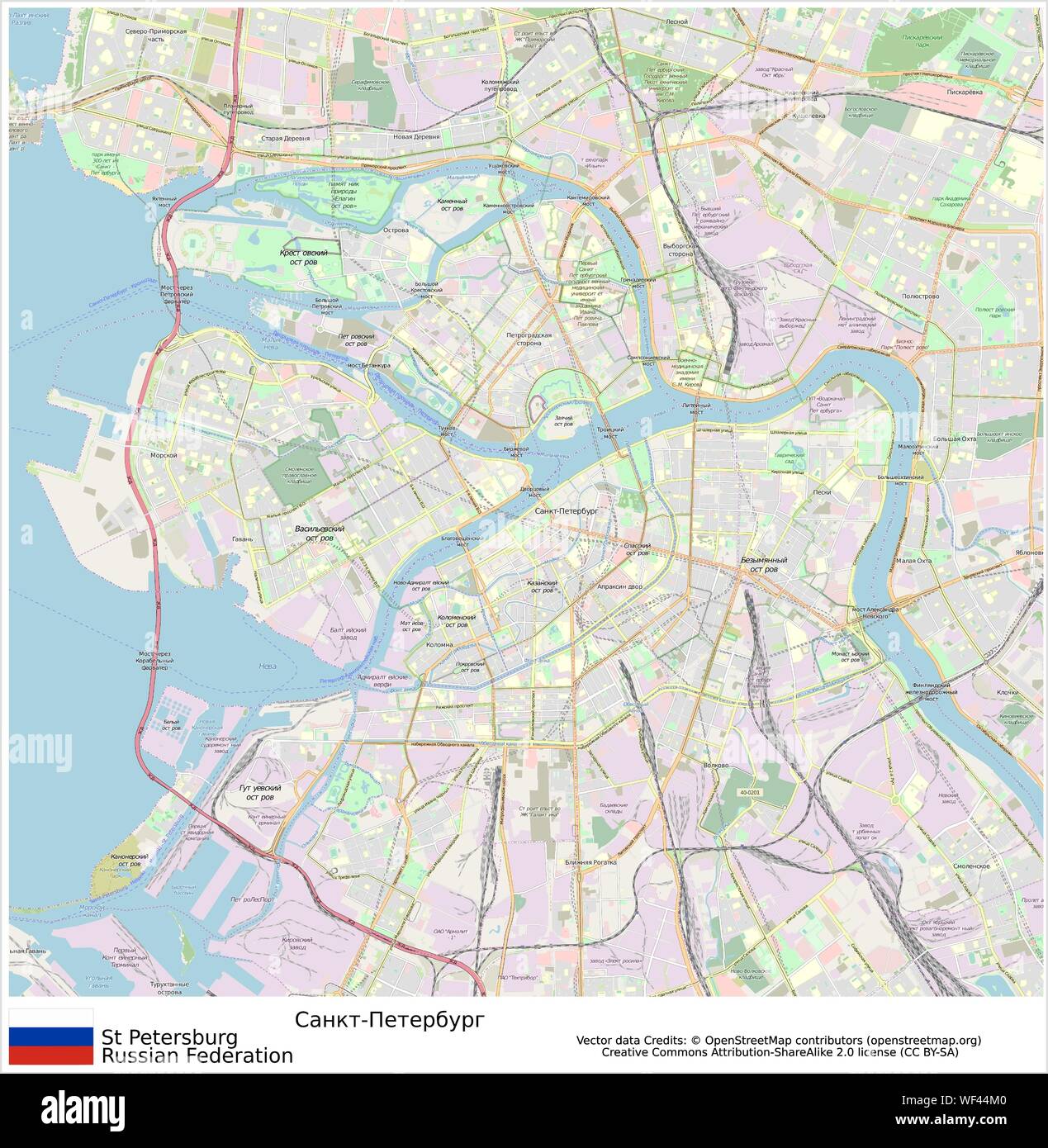 Petersburg City Map High Resolution Stock Photography and Images - Alamy