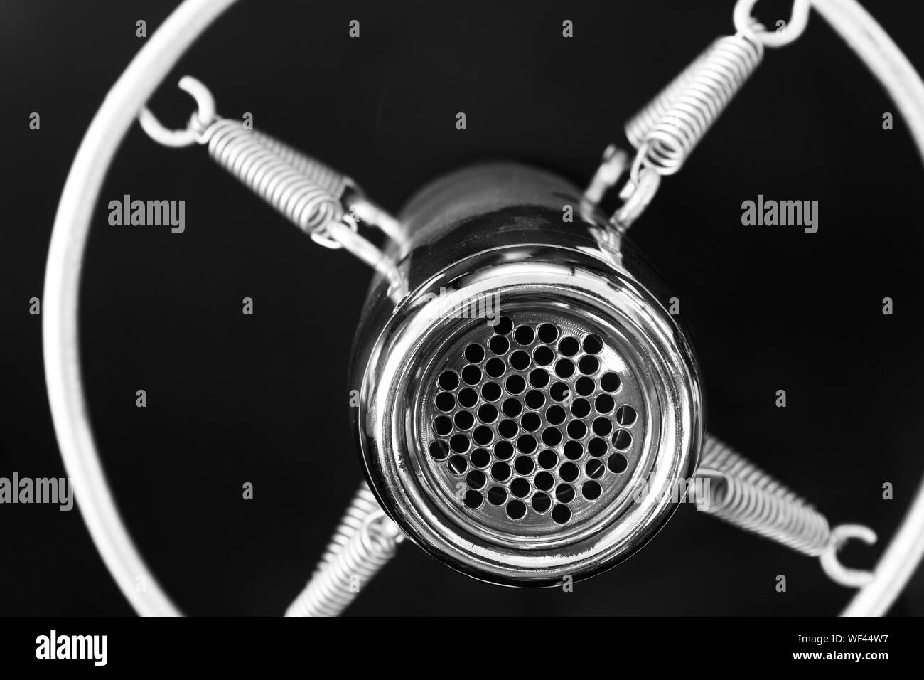 Vintage microphone Black and White Stock Photos & Images - Alamy
