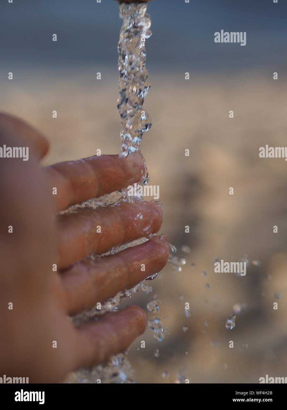 Washing Hand Under Running Water High Resolution Stock Photography and ...