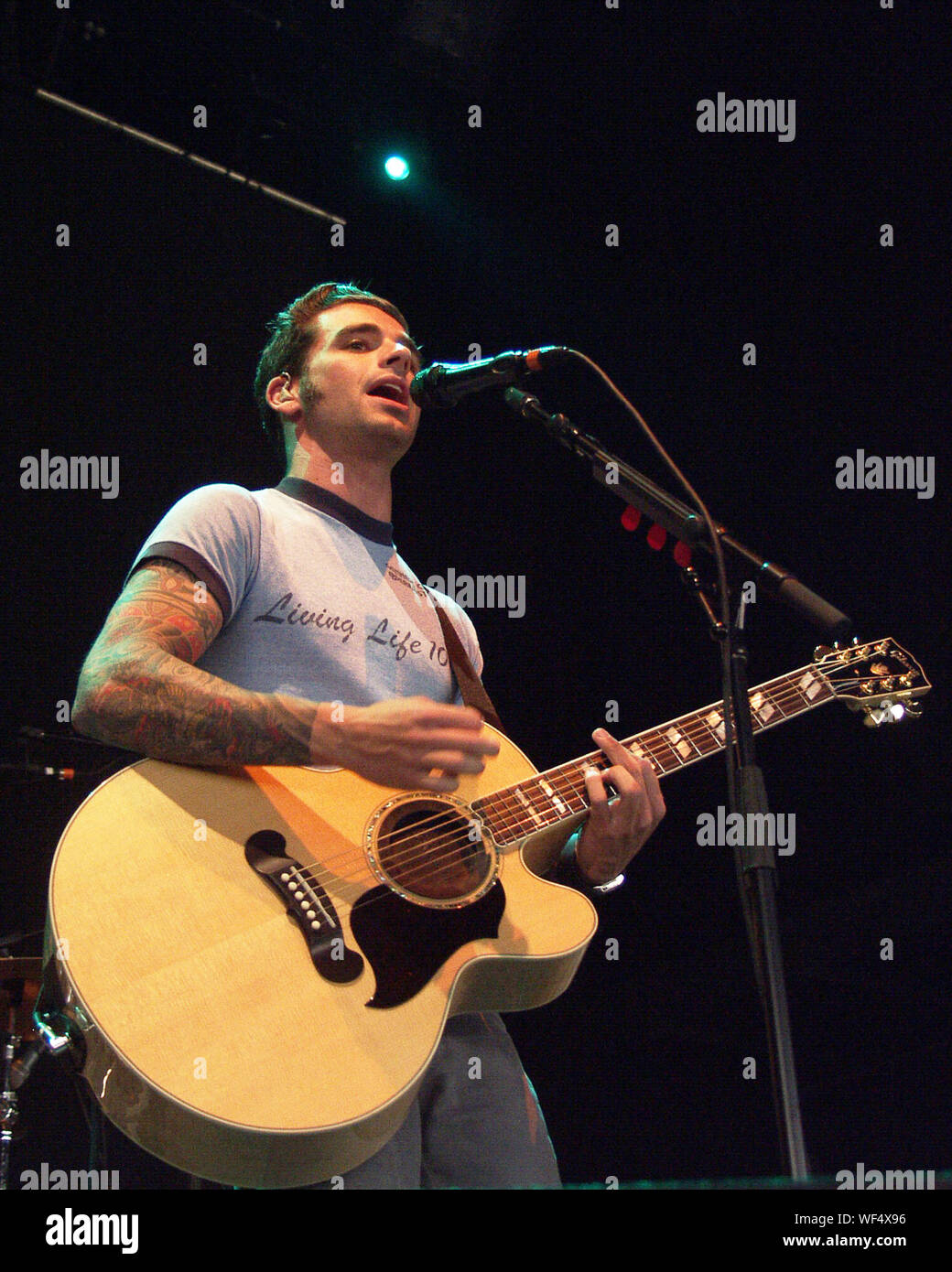 JULY 29: Chris Carrabba of Dashboard Confessional performs at Lakewood ...
