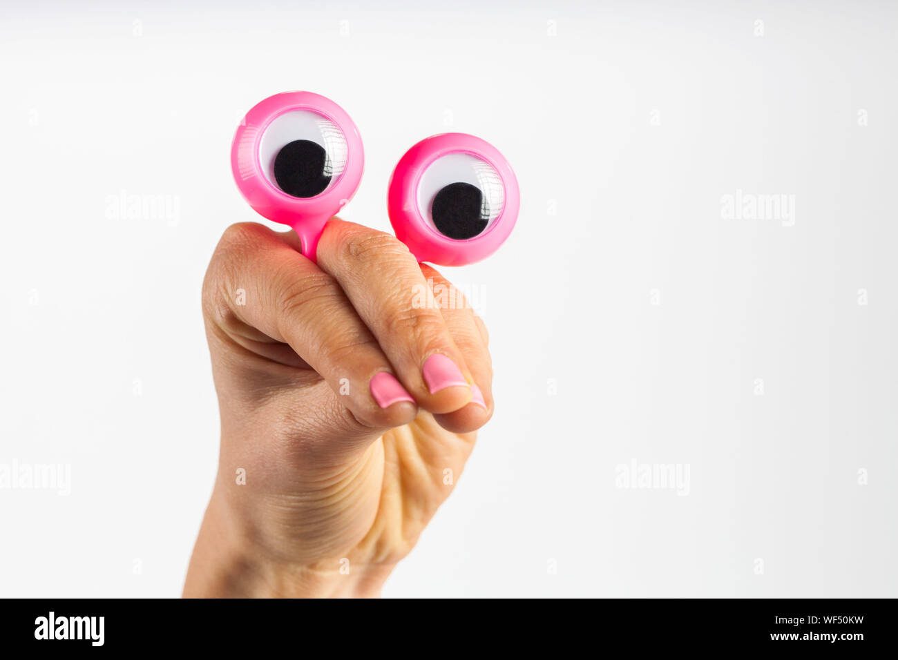 Funny eyes woman hi-res stock photography and images - Alamy