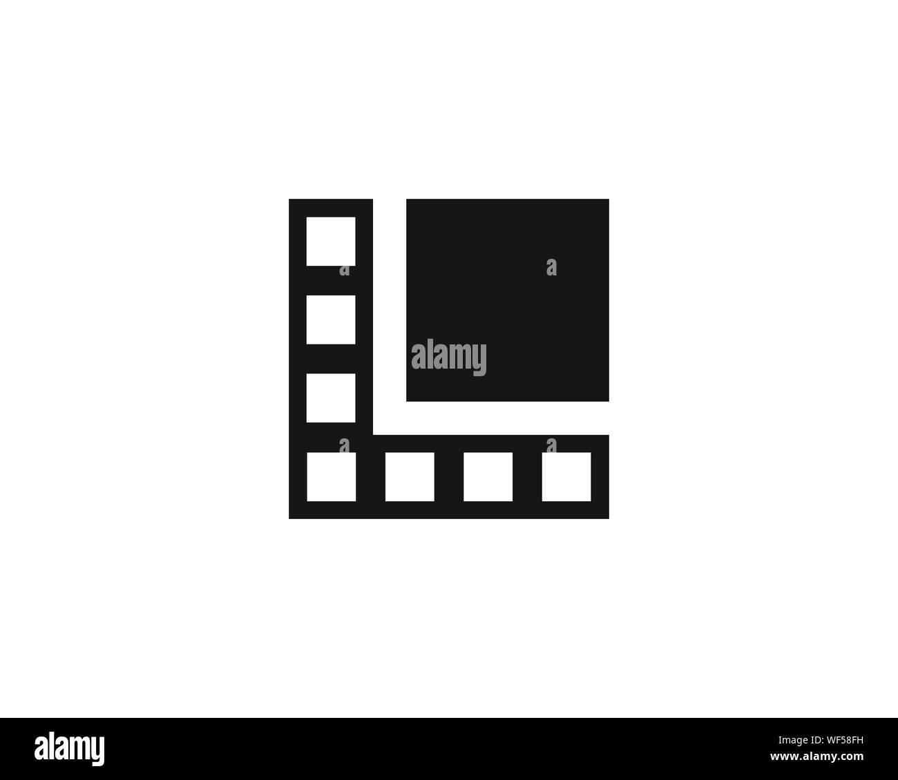 White reel film Stock Vector Images - Alamy