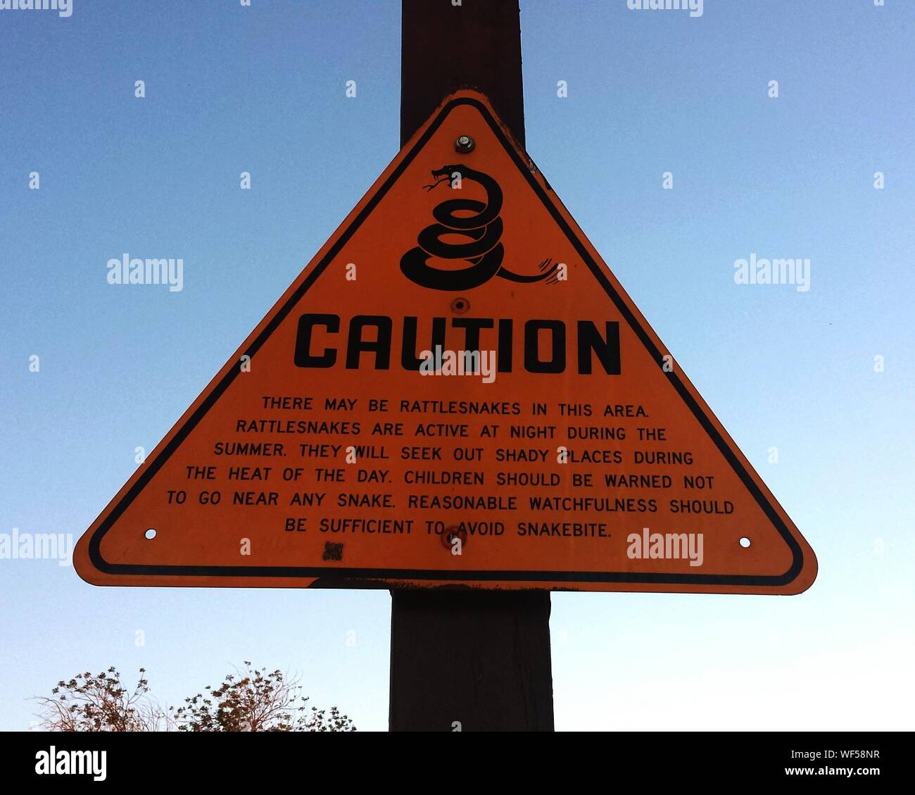 Beware Of Snakes Sign High Resolution Stock Photography and Images - Alamy
