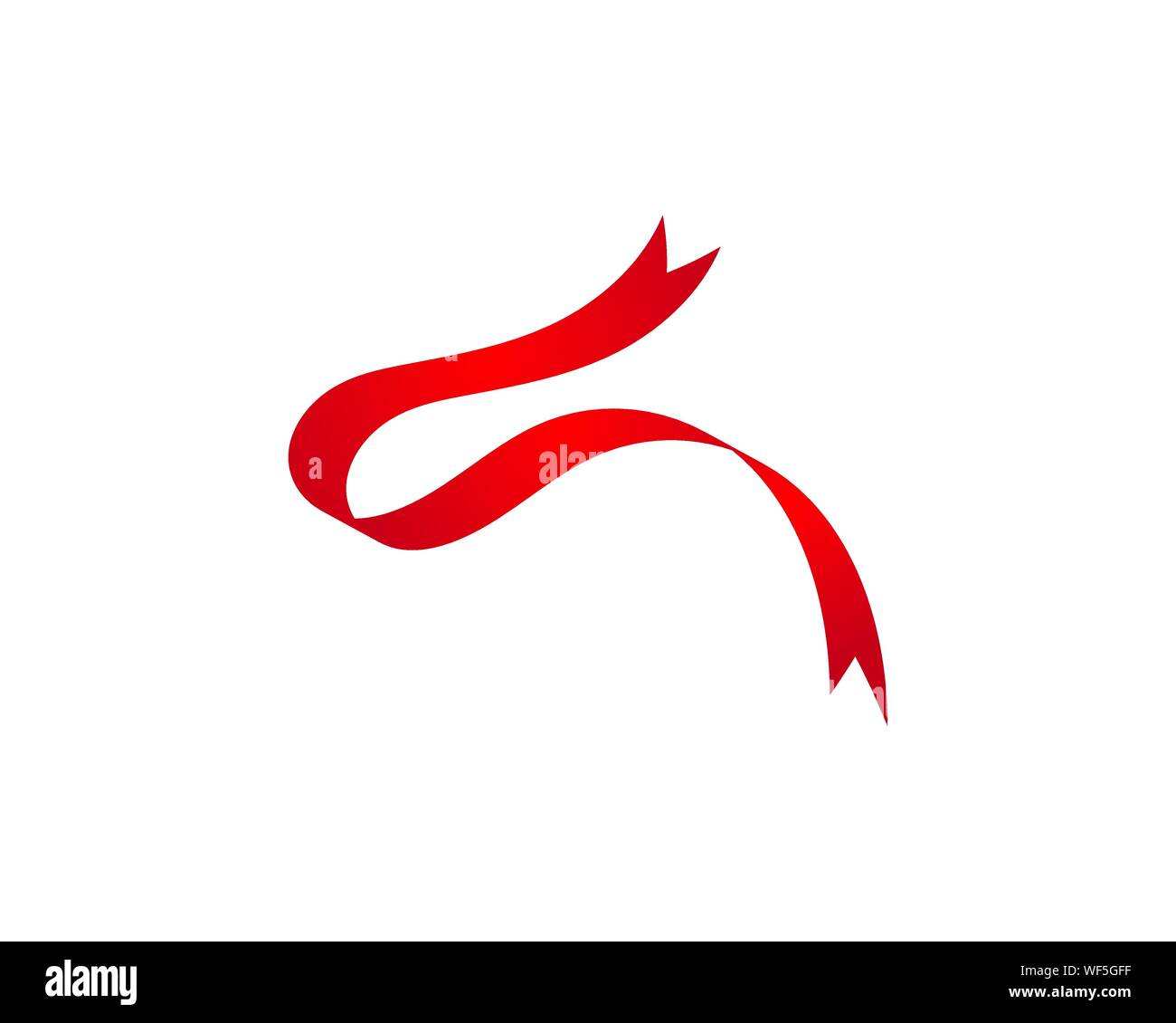 Red ribbon Vector illustration design Stock Vector Image & Art - Alamy