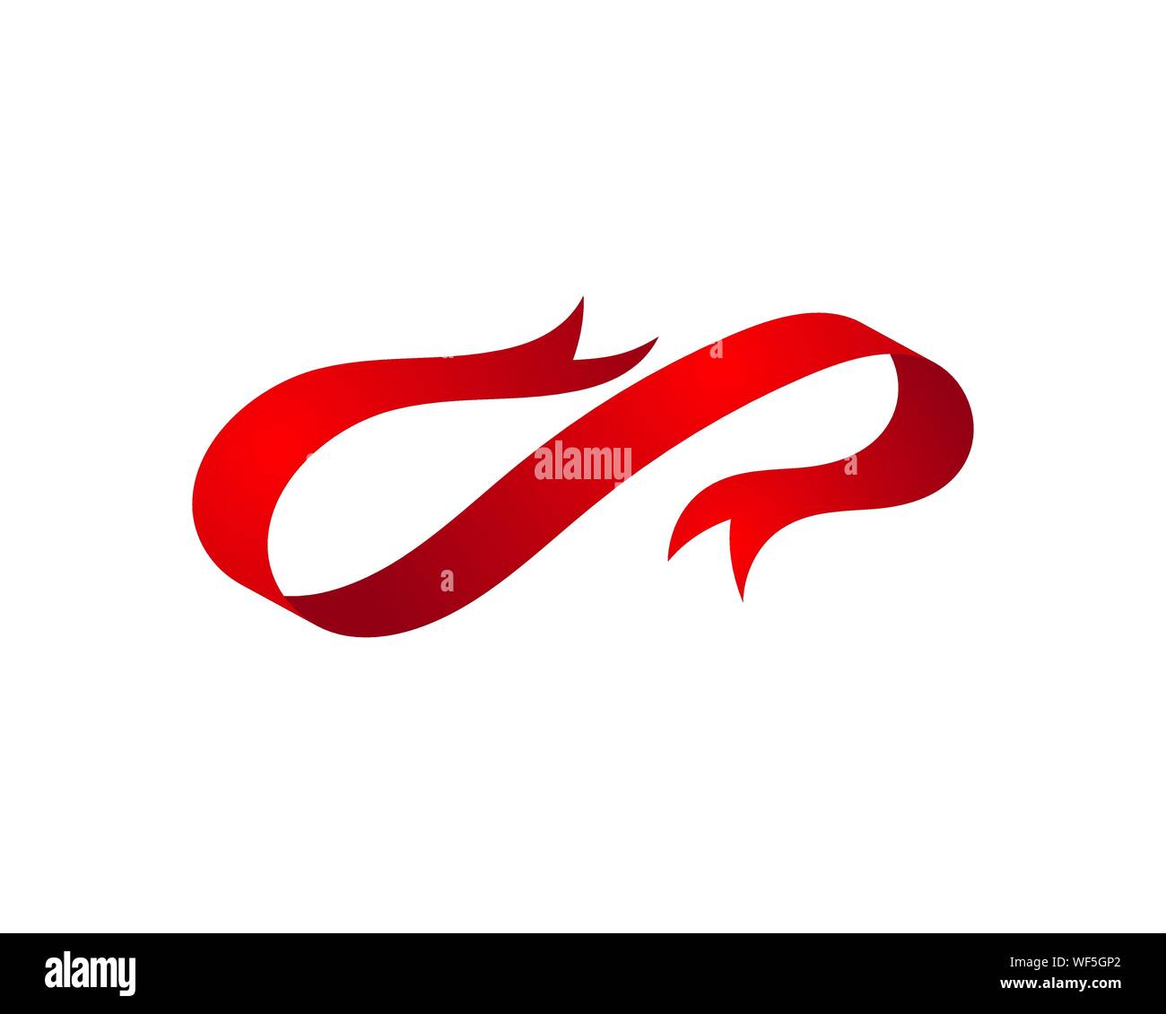 Red ribbon Vector illustration design Stock Vector Image & Art - Alamy