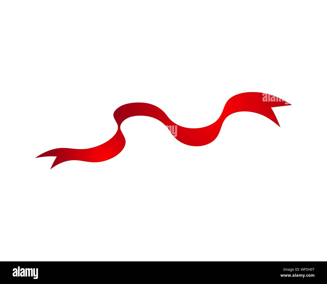 Red ribbon Vector illustration design Stock Vector Image & Art - Alamy