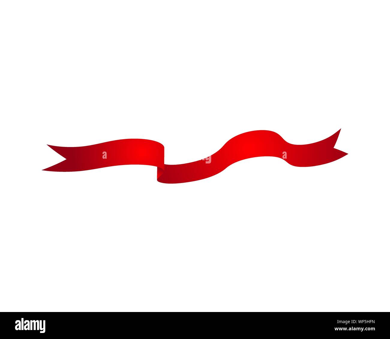 Red ribbon Vector illustration design Stock Vector Image & Art - Alamy