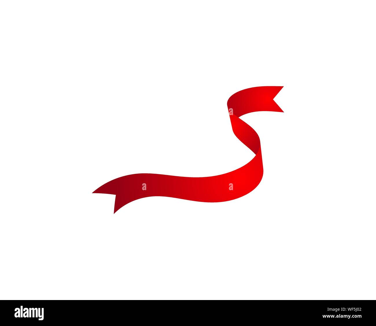 Red ribbon Vector illustration design Stock Vector Image & Art - Alamy