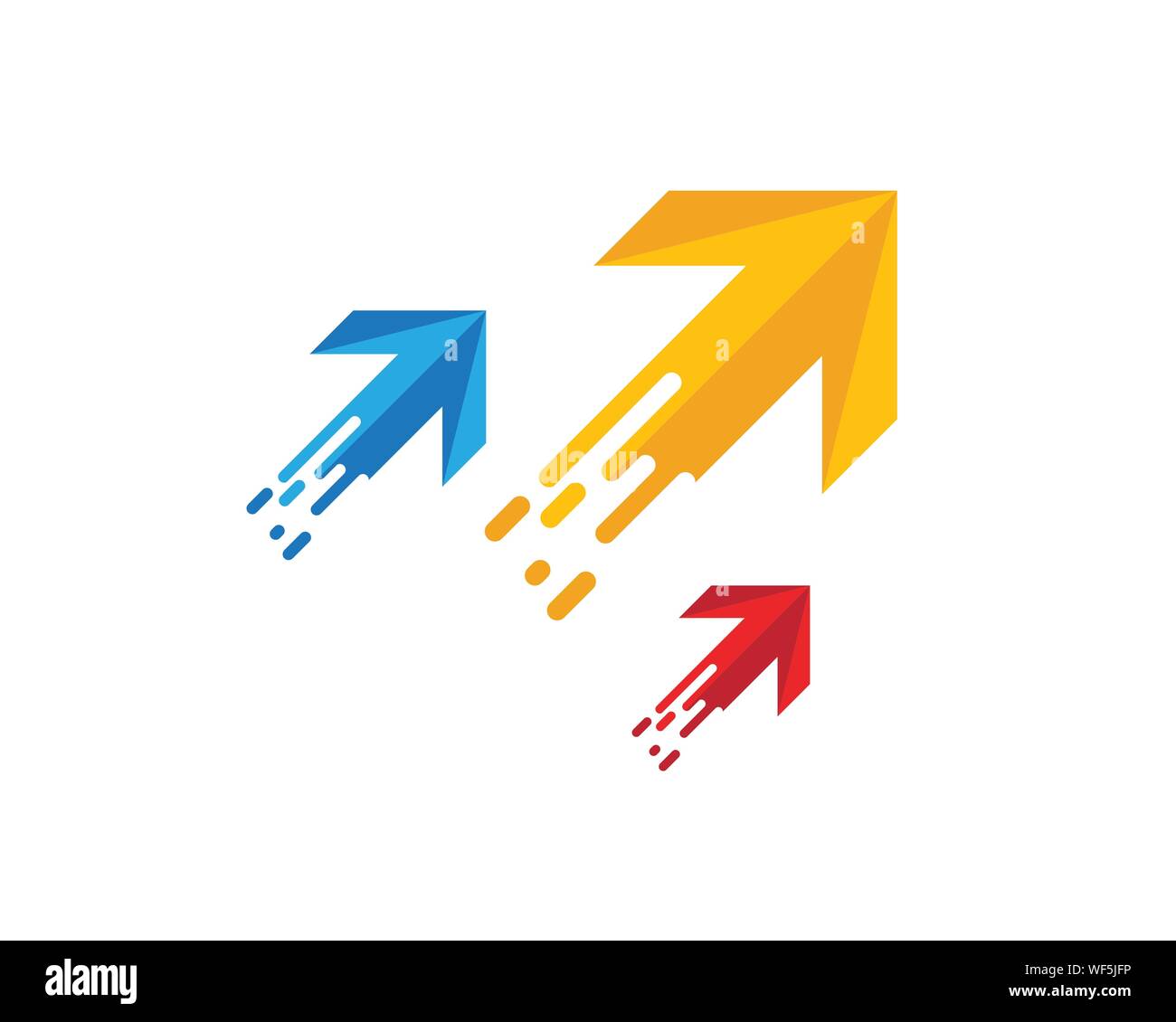 Arrow vector illustration icon Logo Template design Stock Vector Image ...