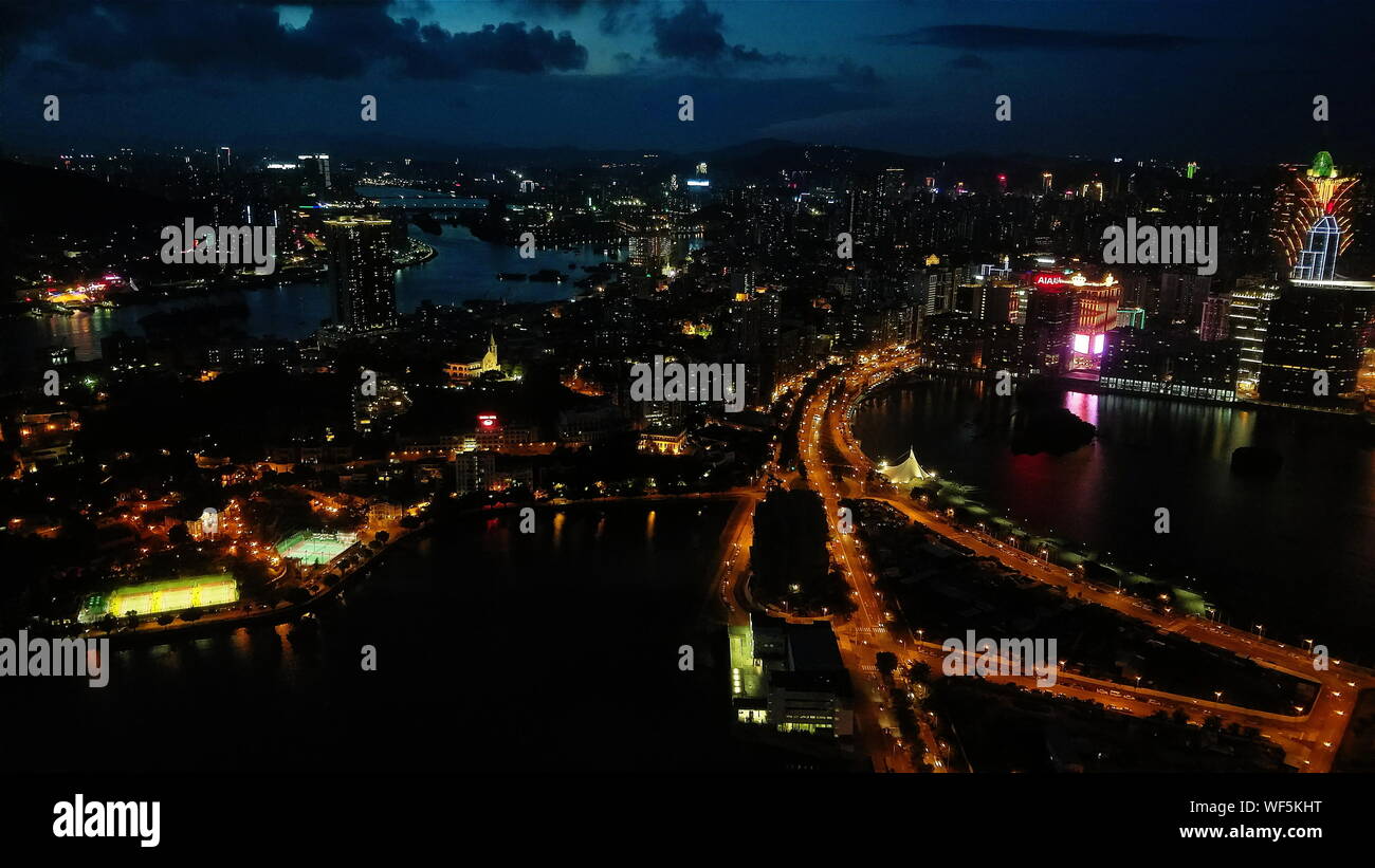 Macau cityscape view aerial hi-res stock photography and images - Alamy