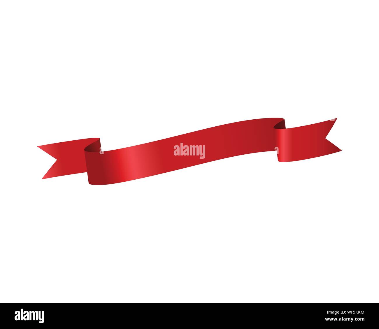 Ribbons vector vectors Cut Out Stock Images & Pictures - Alamy