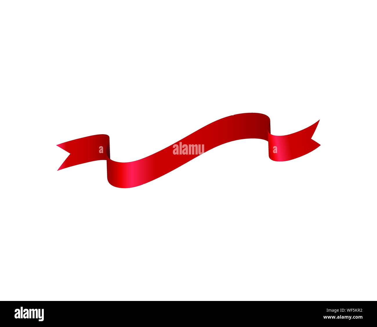 Red ribbon Vector illustration design Stock Vector Image & Art - Alamy
