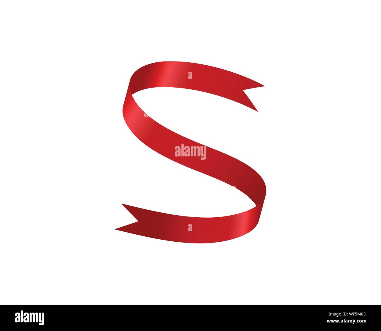 Ribbons vector vectors Cut Out Stock Images & Pictures - Alamy