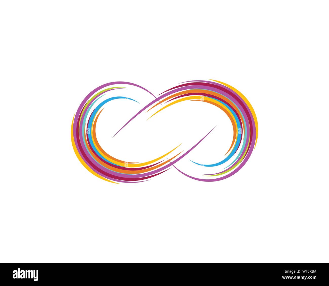Infinity Design Vector icon illustration Logo template design Stock ...
