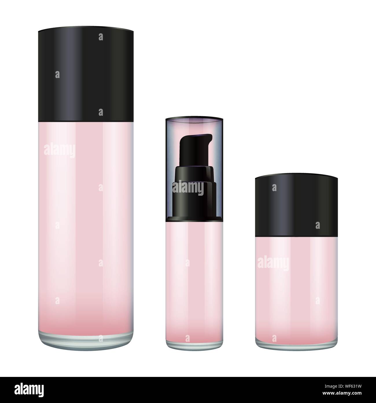 Pink cream gel Stock Vector Images - Alamy