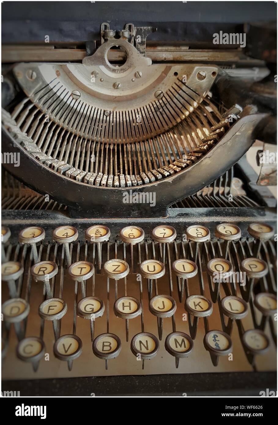 Antique keyboard Cut Out Stock Images & Pictures - Alamy