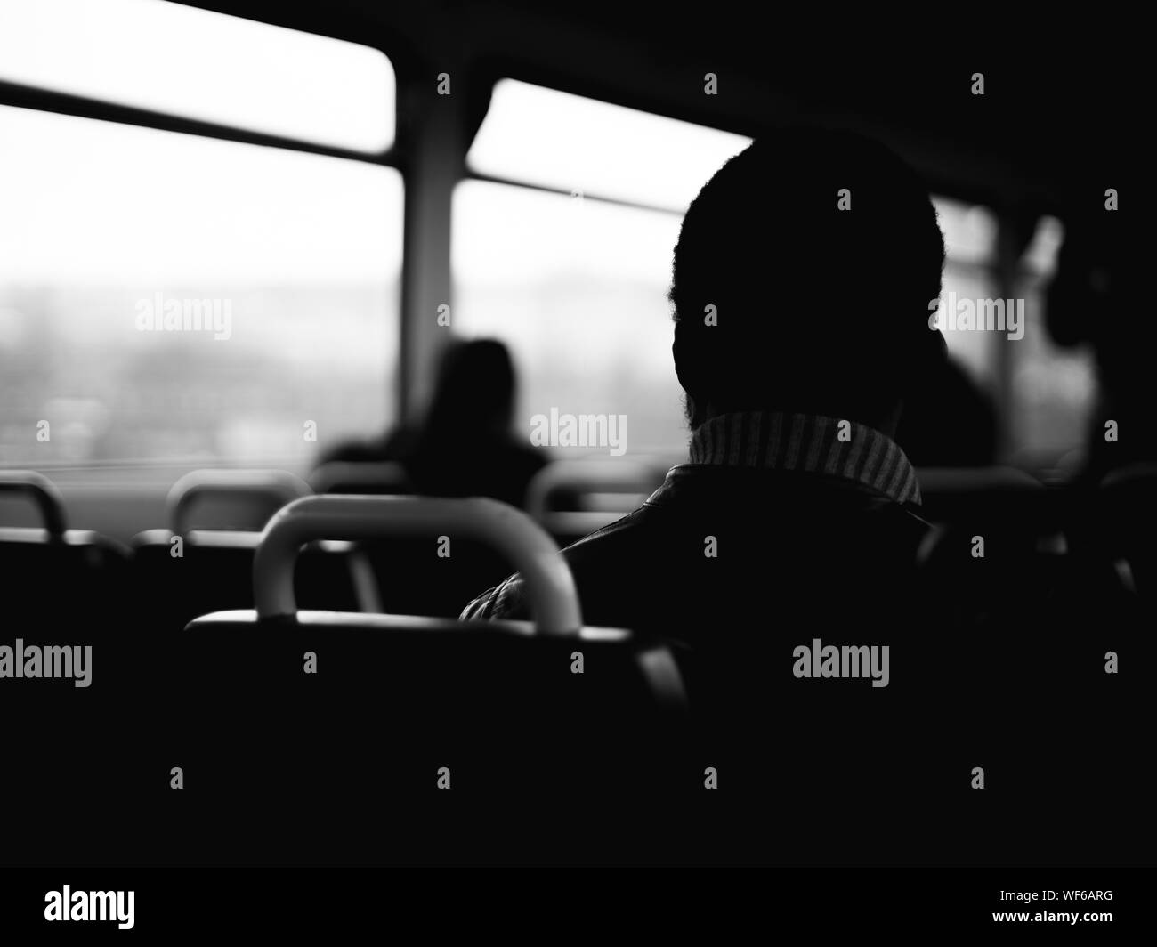 Rear of bus black hi-res stock photography and images - Alamy