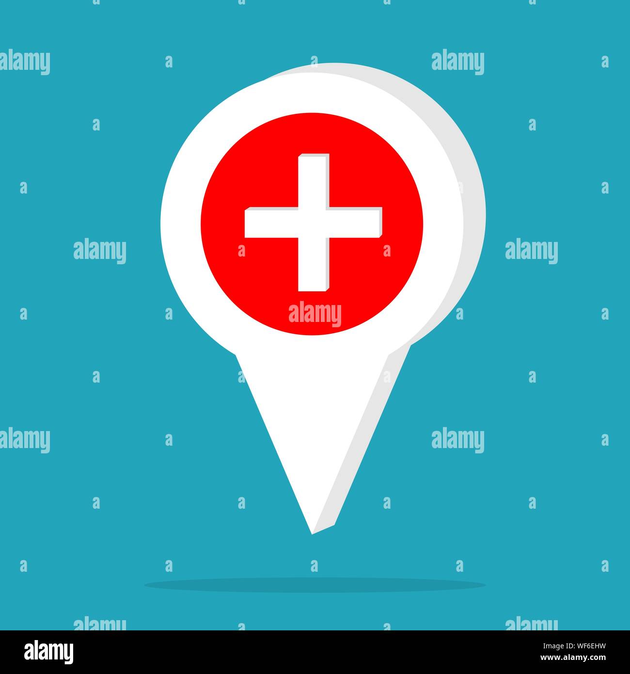 Medical care sign. Health medical logo template. Vector illustration ...