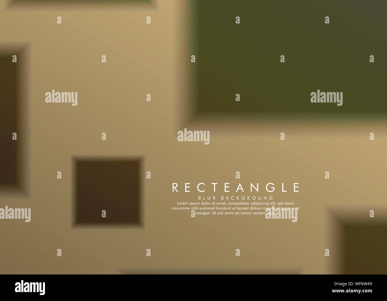 Vector illustration of a blur box with a gradient background. color ...