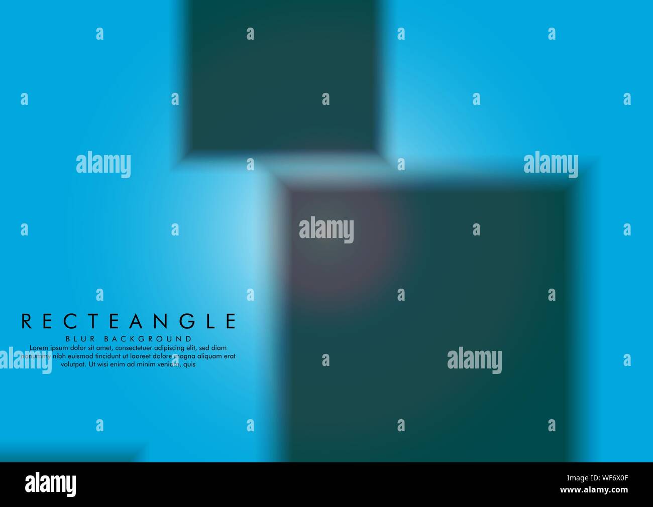 Vector illustration of a blur box with a background color radial ...