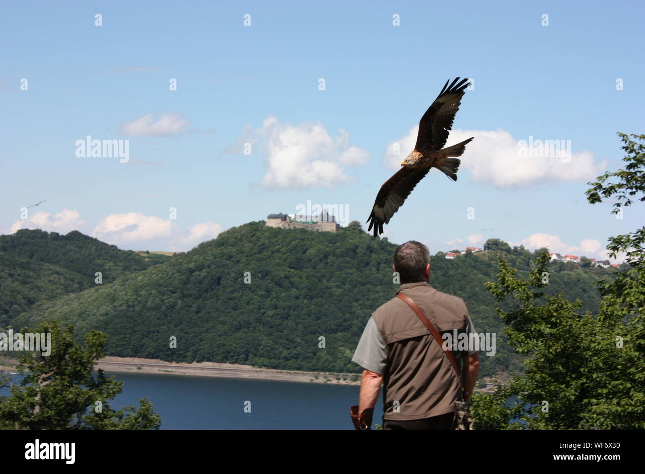 Flying eagle man hi-res stock photography and images - Alamy