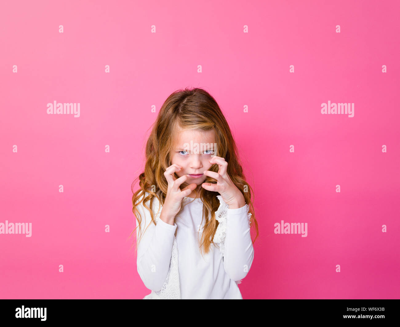 Angry looking girl hi-res stock photography and images - Alamy