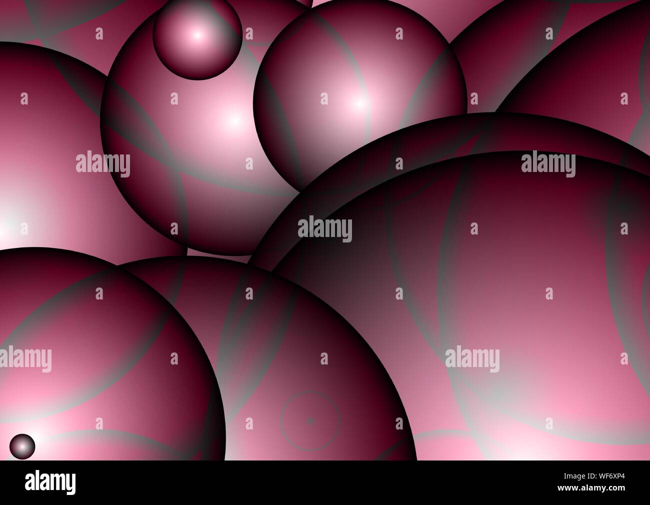 Vector illustration of colourful design template with circles style ...