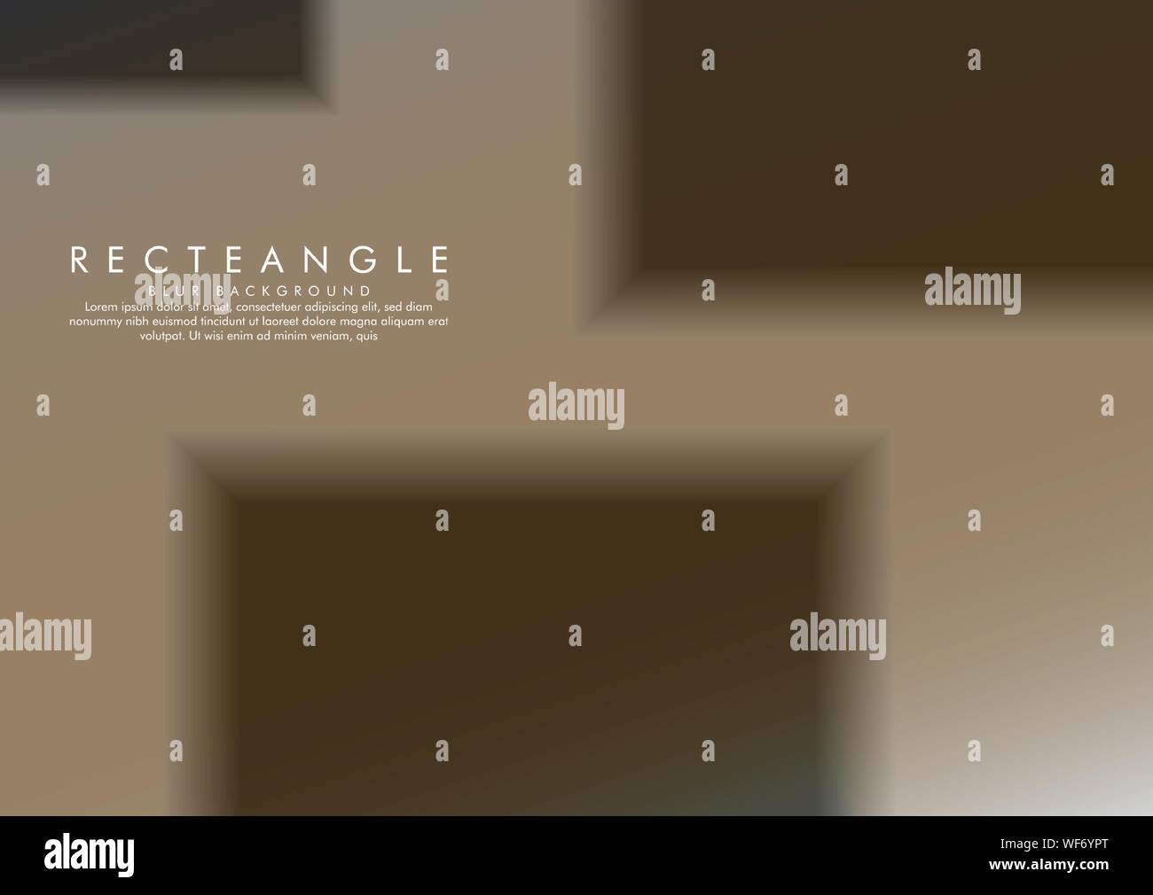 Vector illustration of a blur box with a gradient background. color ...