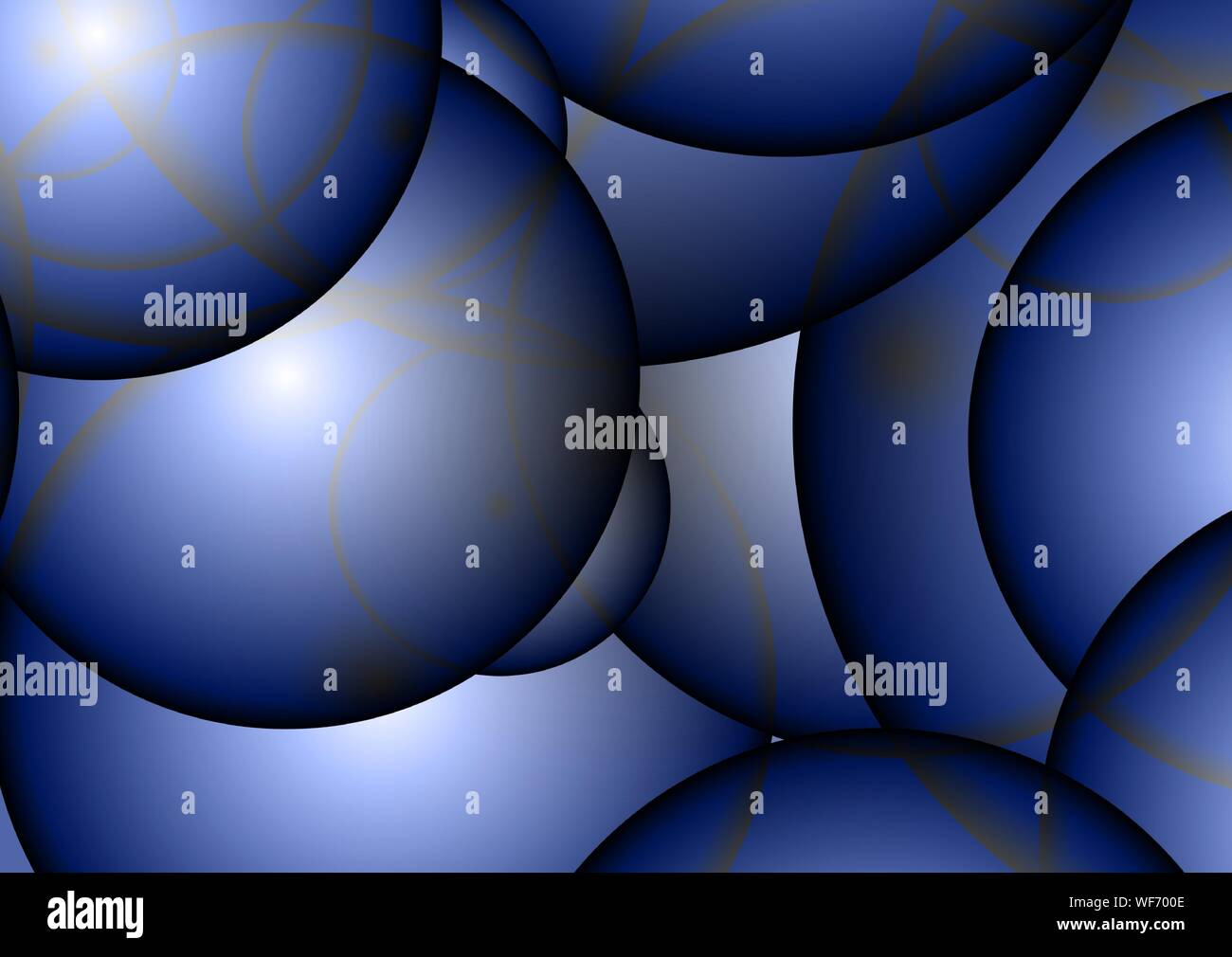 Vector illustration of colourful design template with circles style ...