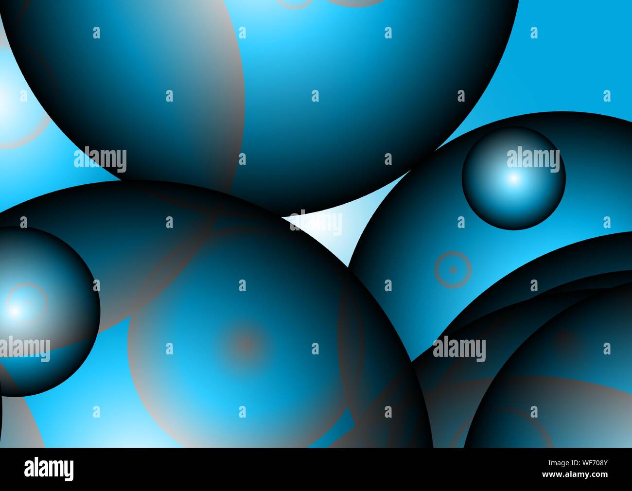 Vector illustration of colourful design template with circles style ...