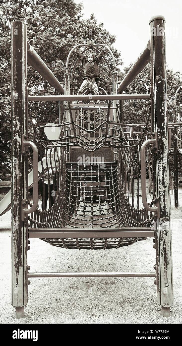 Metal playground activity equipment hi-res stock photography and images ...