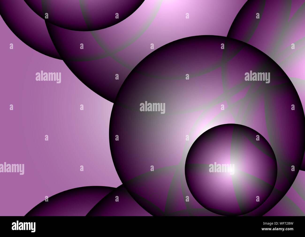 Vector illustration of colourful design template with circles style ...