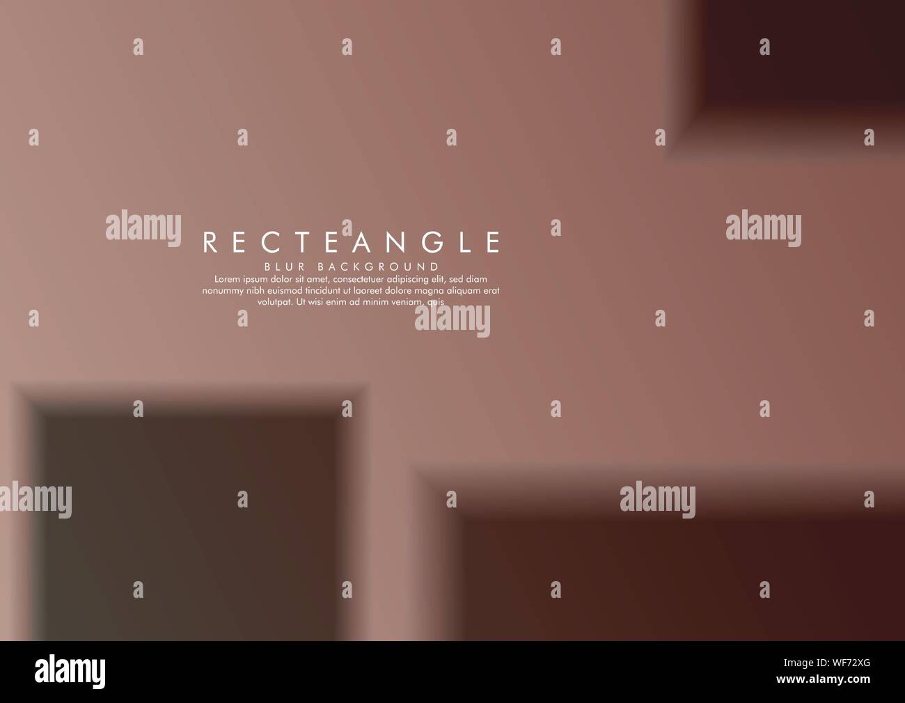 Vector illustration of a blur box with a gradient background. color ...